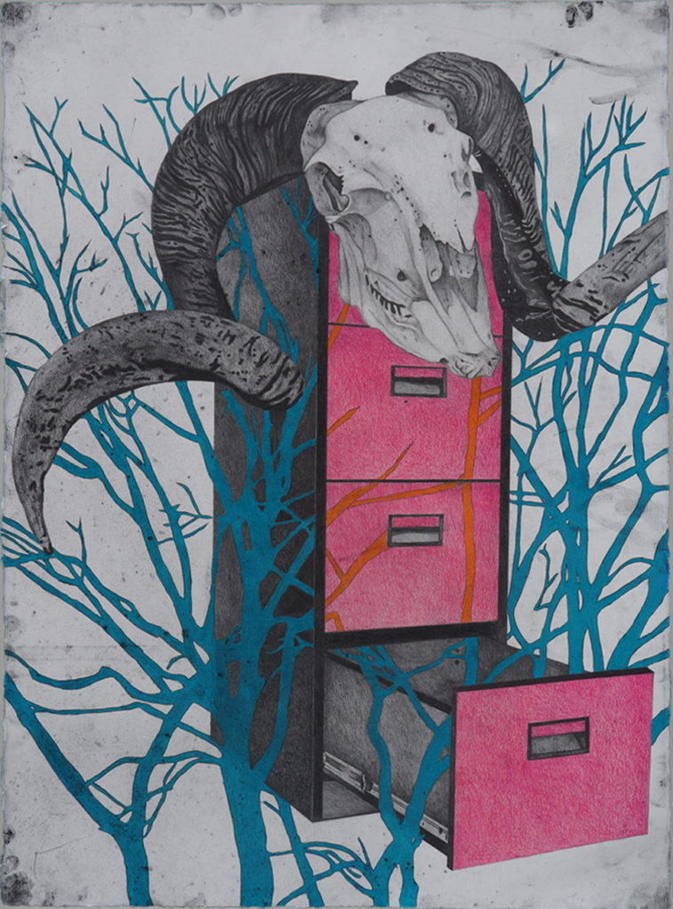 Brian Hubble | Filing Skull - Lévy Gorvy